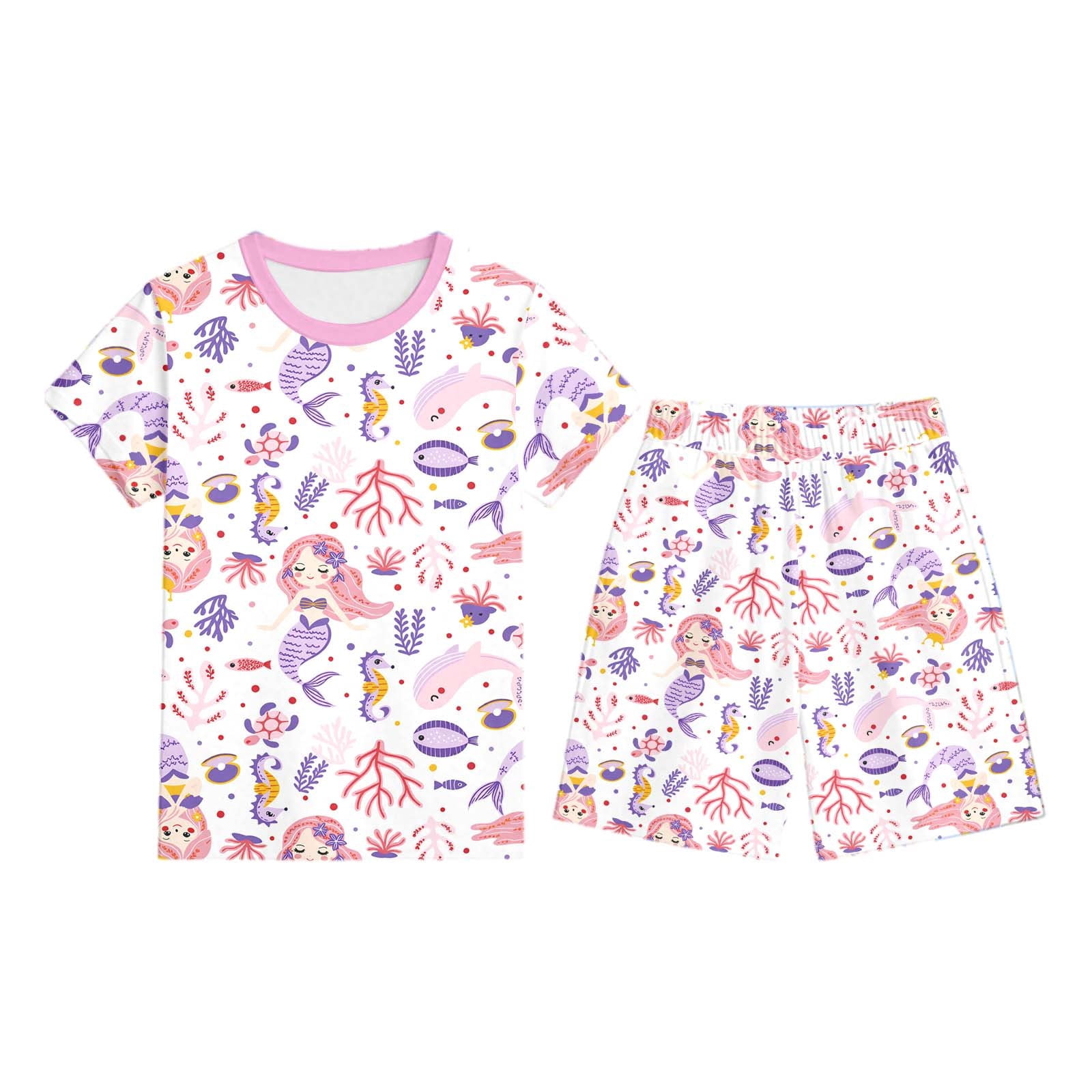 Big Girl Clothing Sets Printed Shorts Lightweight Playful Shorts ...