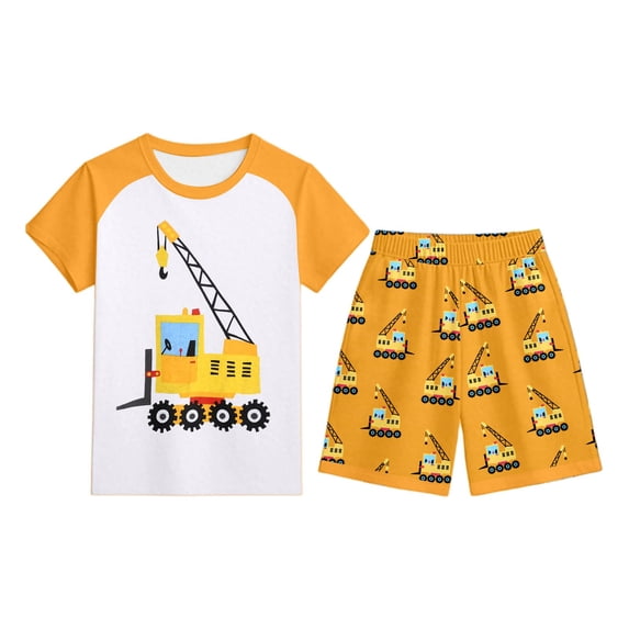 Big Girl Summer Outfit Playful Printed Shorts For Sunny Days ...