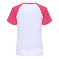 Big Girl T Shirt Short Sleeve Comfort Soft Beachwear for Girl,Hot Pink ...