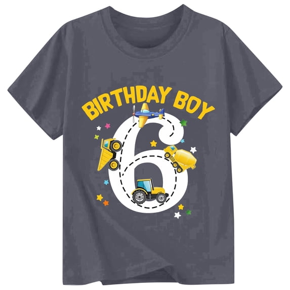 Big Girl's T Shirt Fashionable Letter Round Neck Short Sleeved Trendy ...