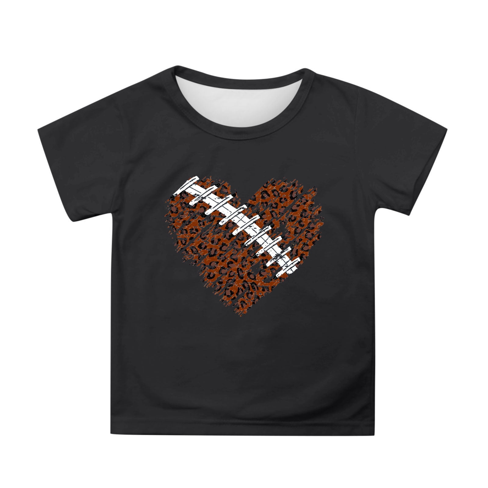 Big Girl's T Shirt Short Sleeve With Prints Comfortable Blend Girls ...
