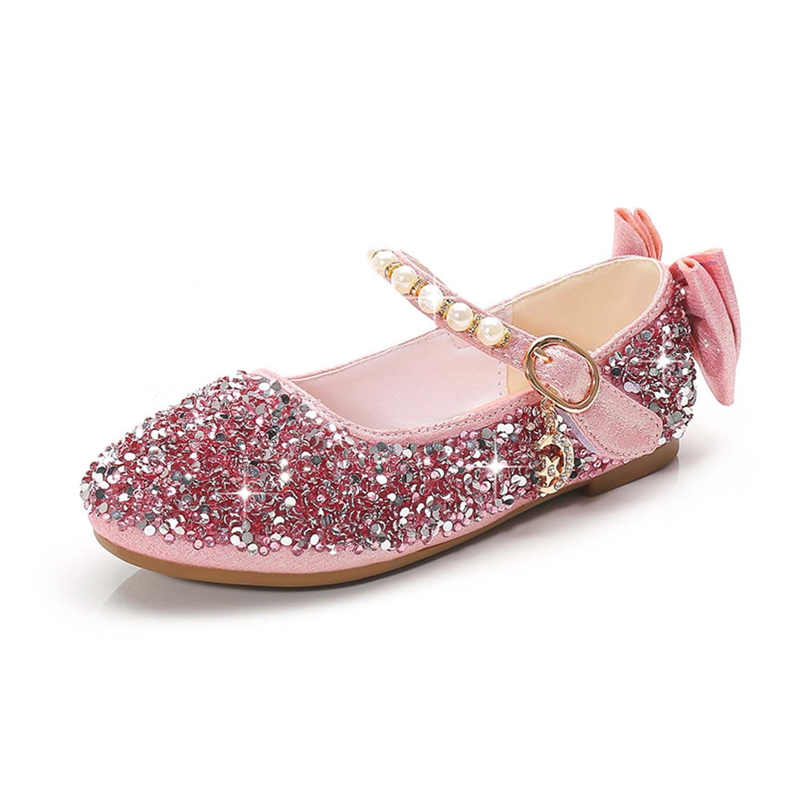 Big Girls' Bow Flat Shoes Girls Casual Party Dress Shoes With Durable ...