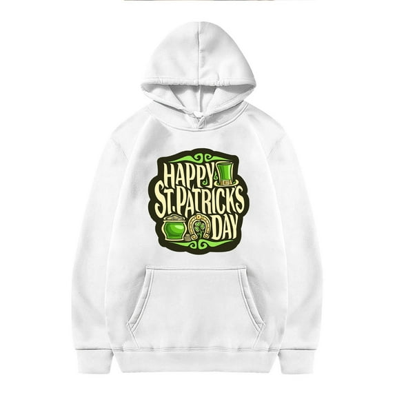 Big Girls Boys Hoodies St Patricks Day Shirt Kids Sweatshirts Shamrock ...