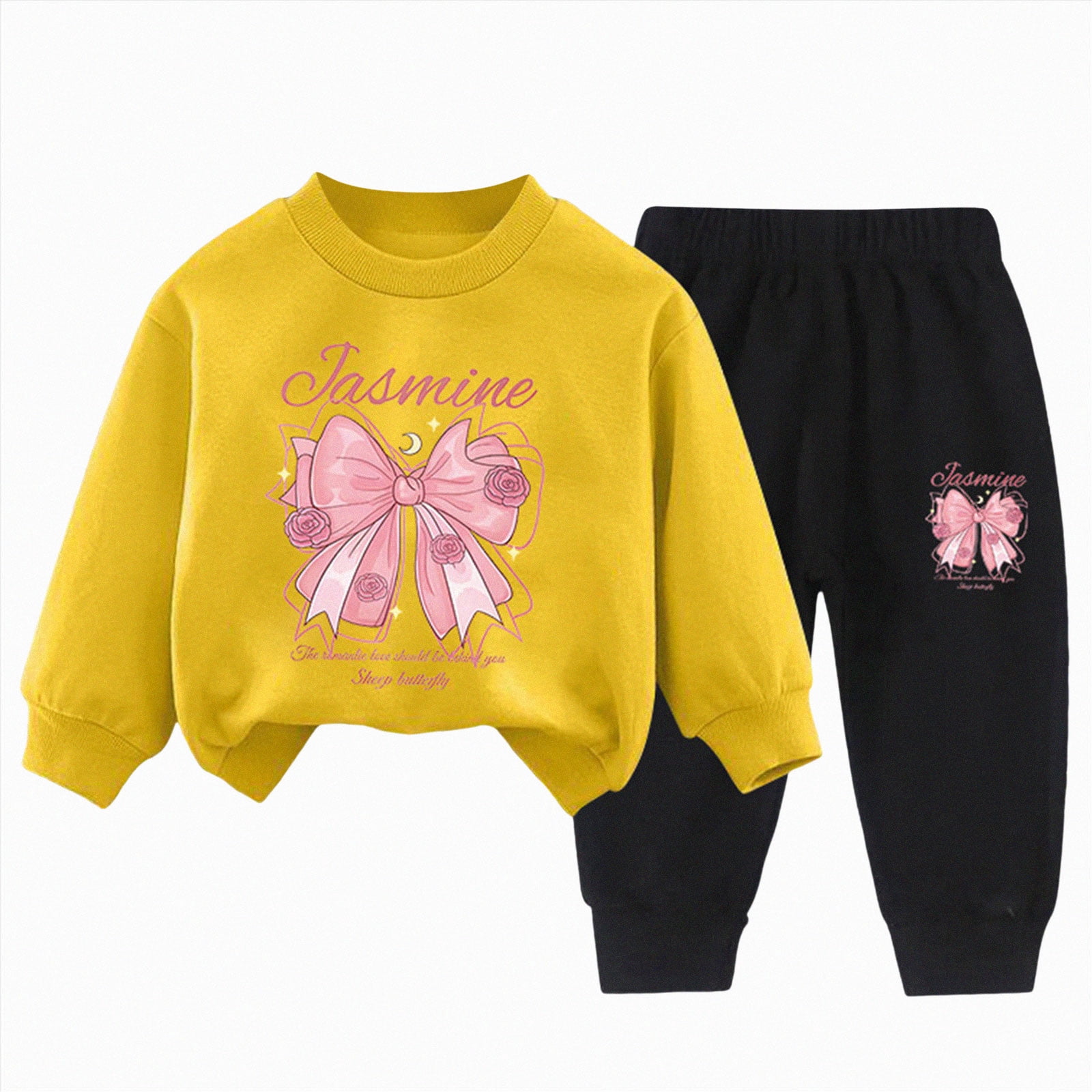 Big Girls Clothes Toddler Girl Outfits Shirt Pants Cute Infant Outfit ...
