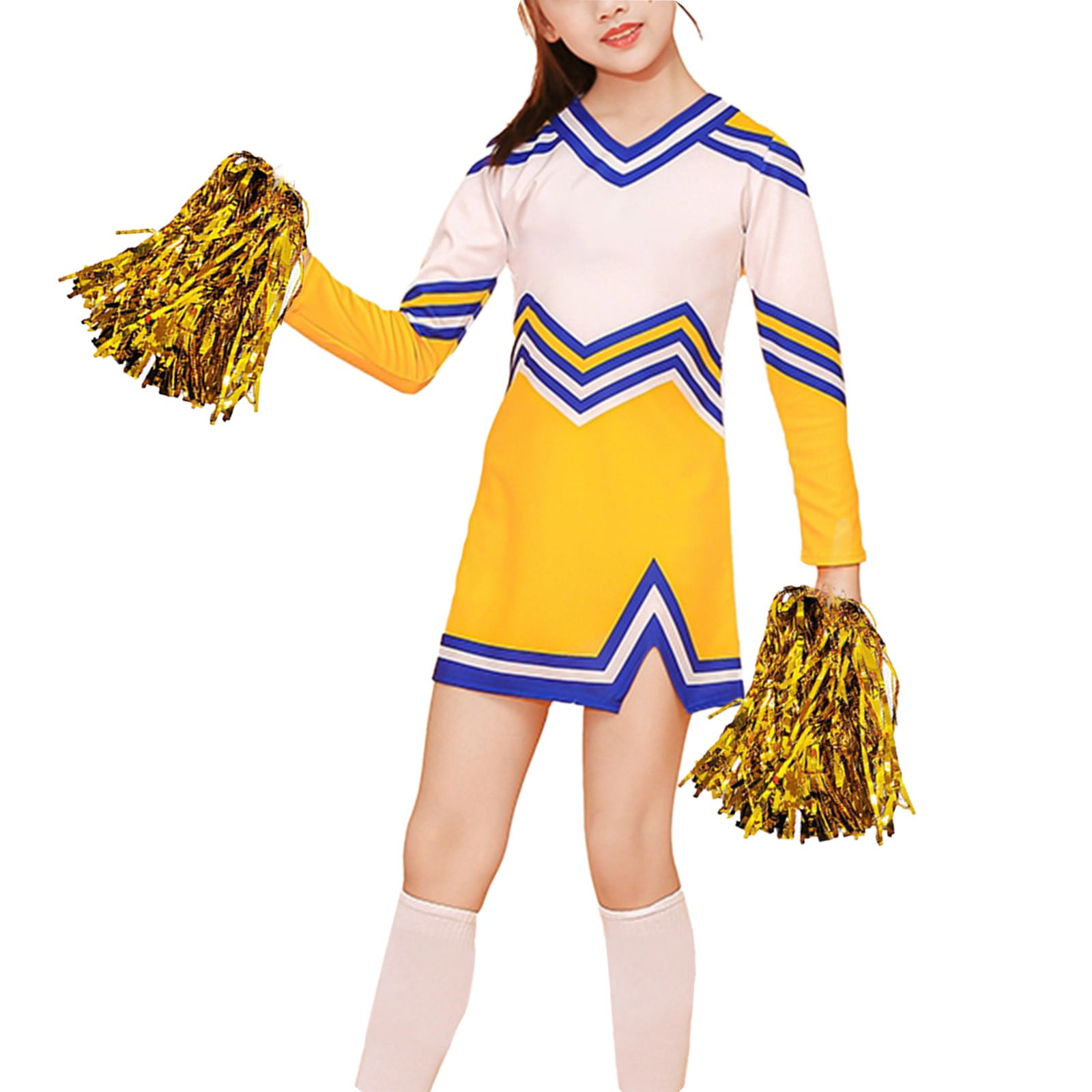 Big Girls Dresses European Children Cheerleading Team Cos Student Role ...