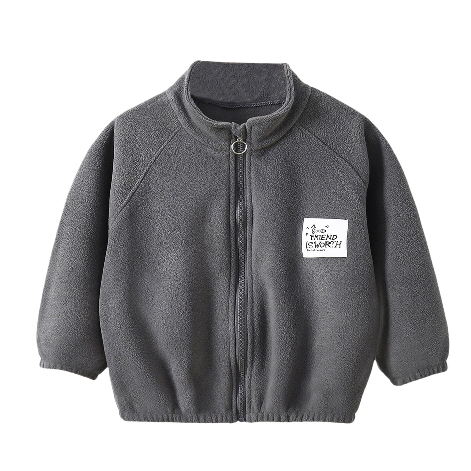 Big Girls Jacket Mid Sized Child Zipper Children'S Thick Autumn Winter ...