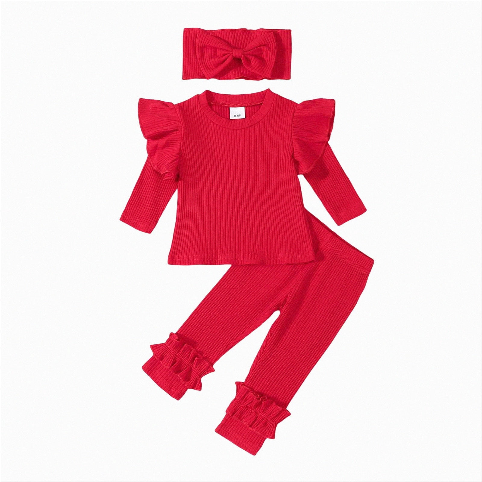 Big Girls Kid Girl Clothes Ruffle Sleeve Top Pants Fall Outfit Set ...