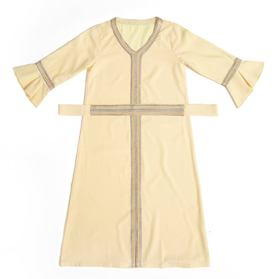 Big Girls Outfits Set Kids Long Sleeve Kaftan Maxi Prayer Clothes ...