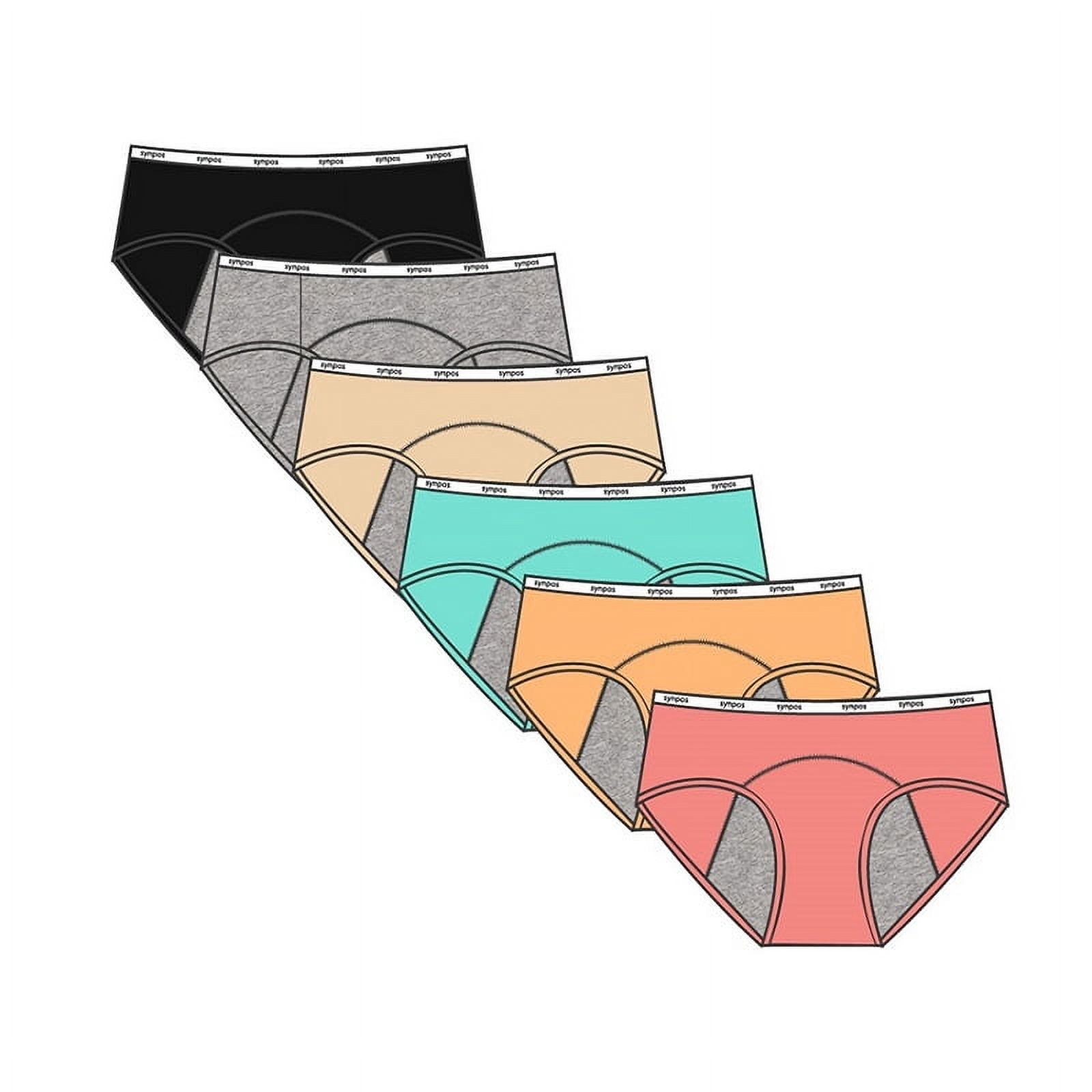 Big Girls' Period Panties Menstrual Underwear for First Period Starter ...