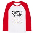 Big Girls Shirts Solid Color Round Neck Long Sleeved Vacation Tops Size ...