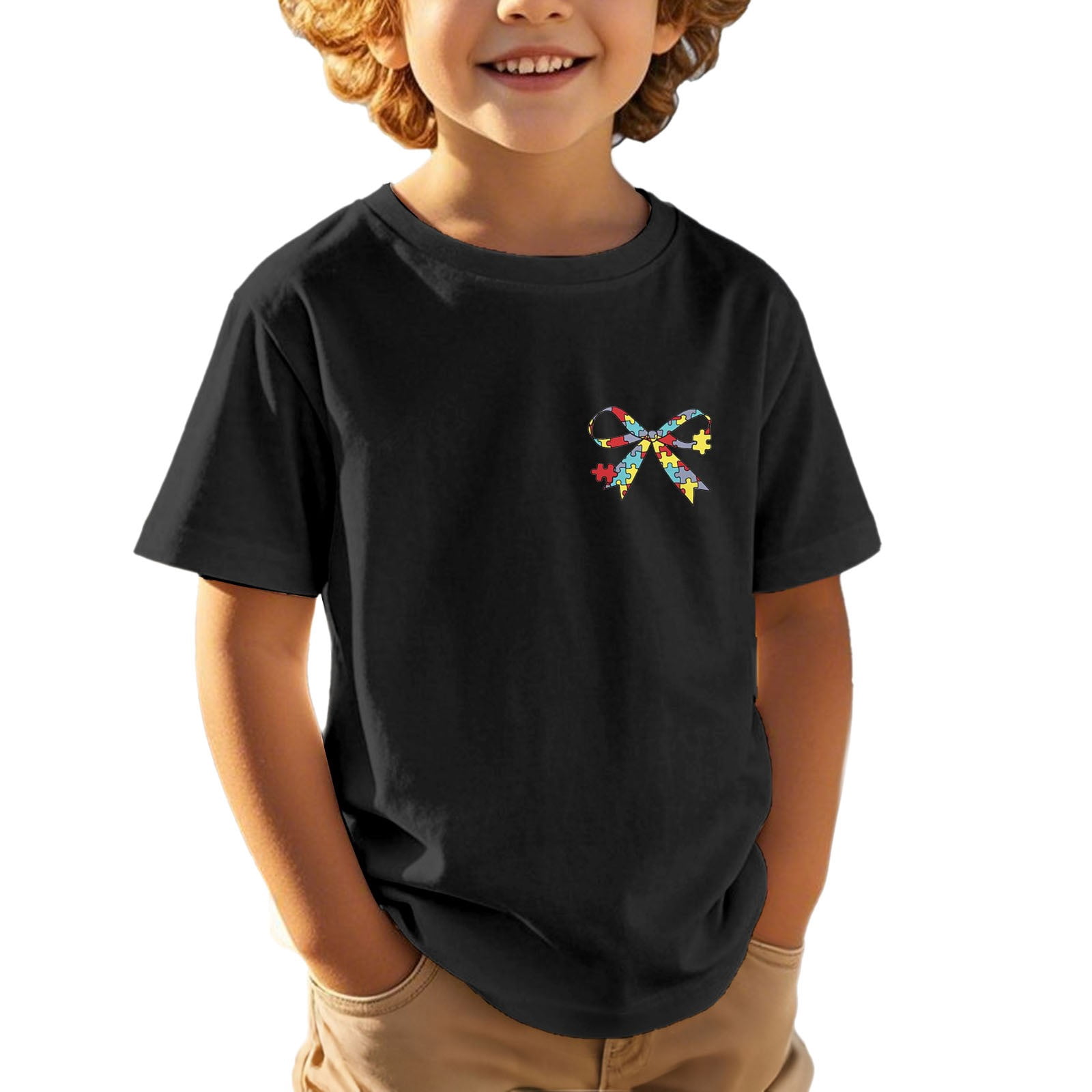 Big Girls Short Sleeve Shirts Graphic Kids With Inspirational Design ...