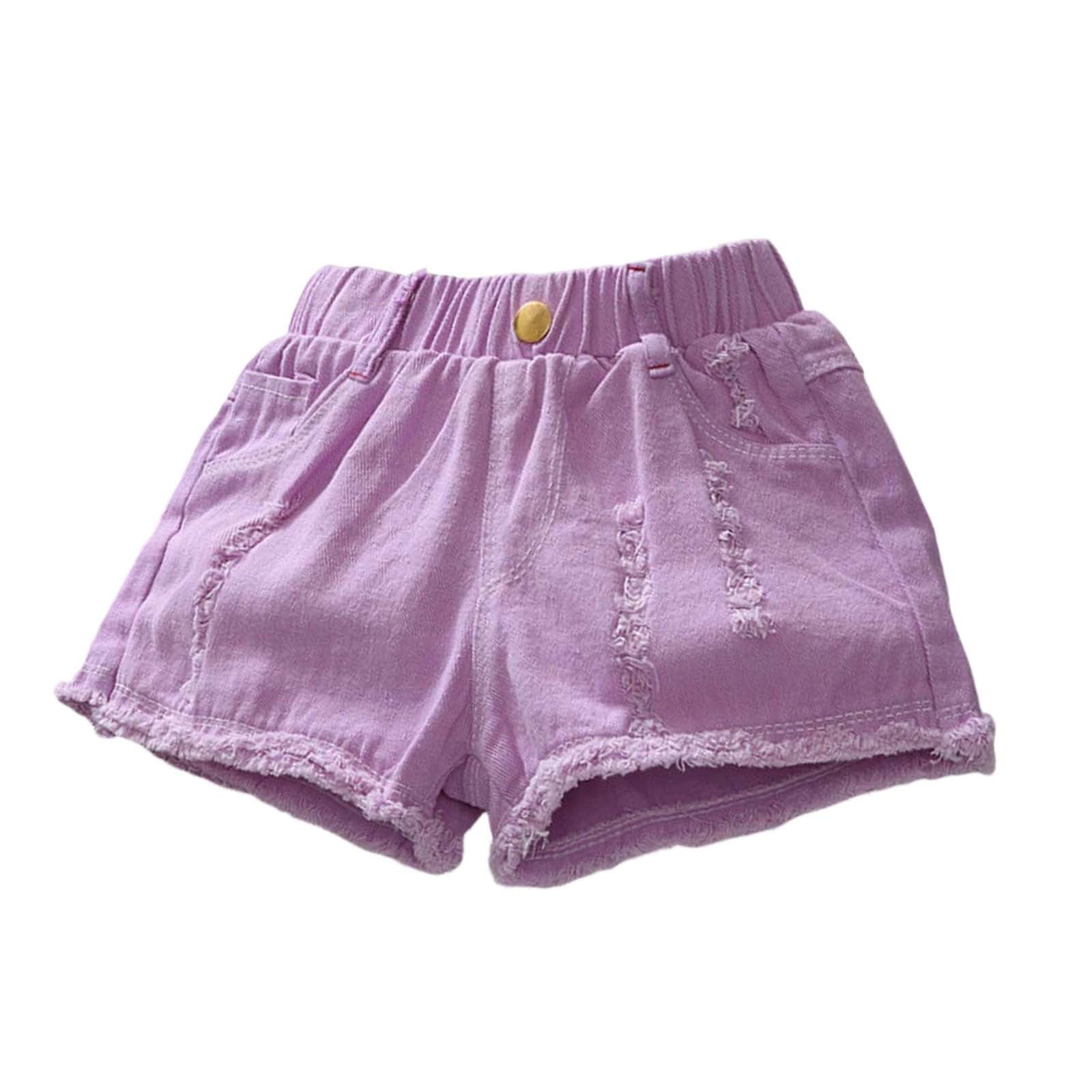 Big Girls Shorts Girls Denim Shorts Thin Ripped Jean Bottoms Loose ...