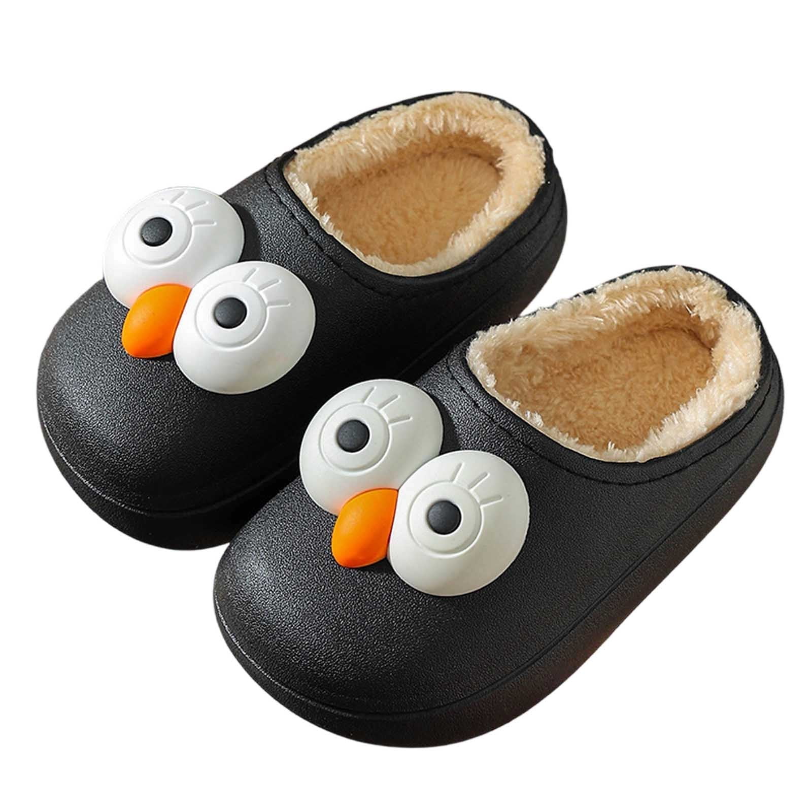 Big Girls Slippers Fall Winter Warm Indoor Outdoor Shoes Kids Cute ...