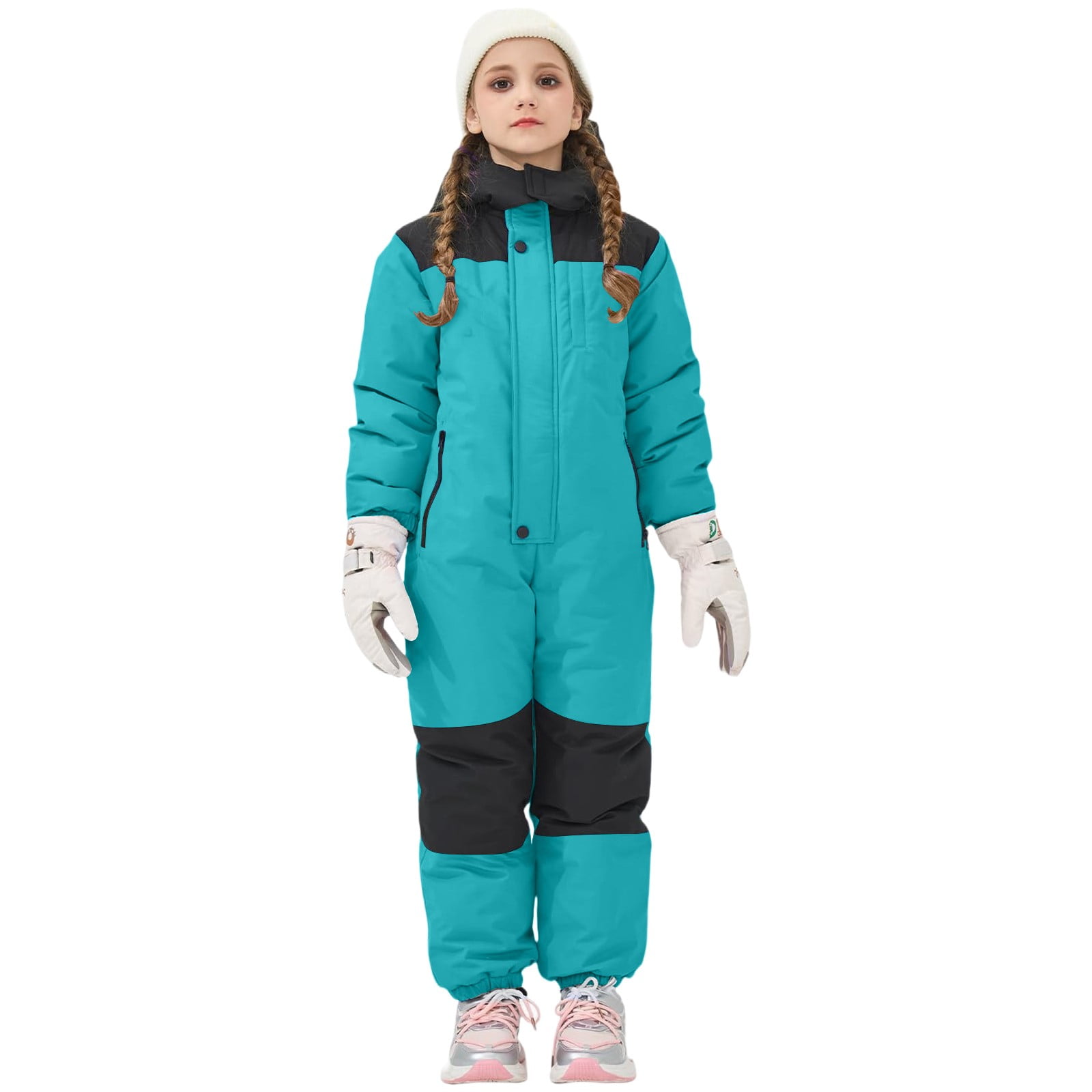 Big Girls Snow Suit - Boys One Piece Ski Suits - Kids Waterproof Winter ...