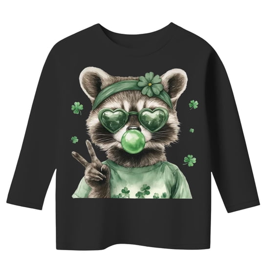 Big Girls St Patrick'S Day Kids Shirt Long Sleeve Top Graphic Tee ...