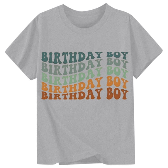 Big Girls Summer T Shirts Fashionable Letter Round Neck Short Sleeved ...