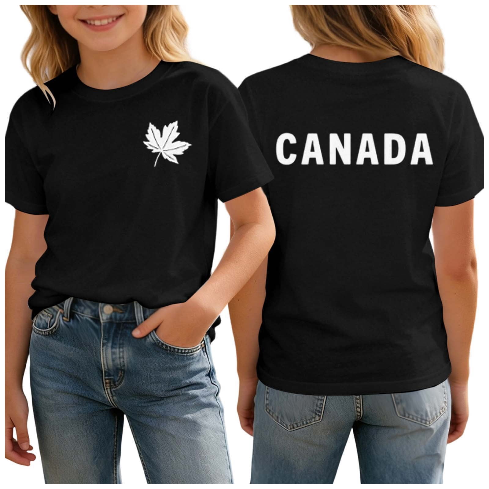 Big Girls T-Shirts Boys Short Sleeve Round Neck Short Sleeve Tops Size ...