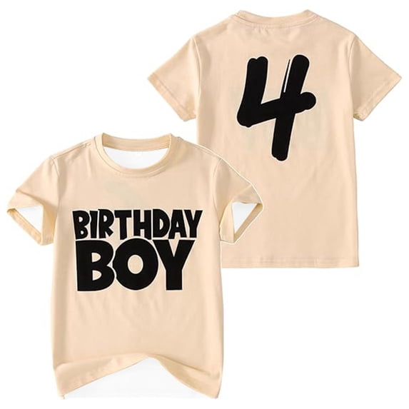 Big Girls T Shirts Fashionable Letter Round Neck Short Sleeved Floral ...