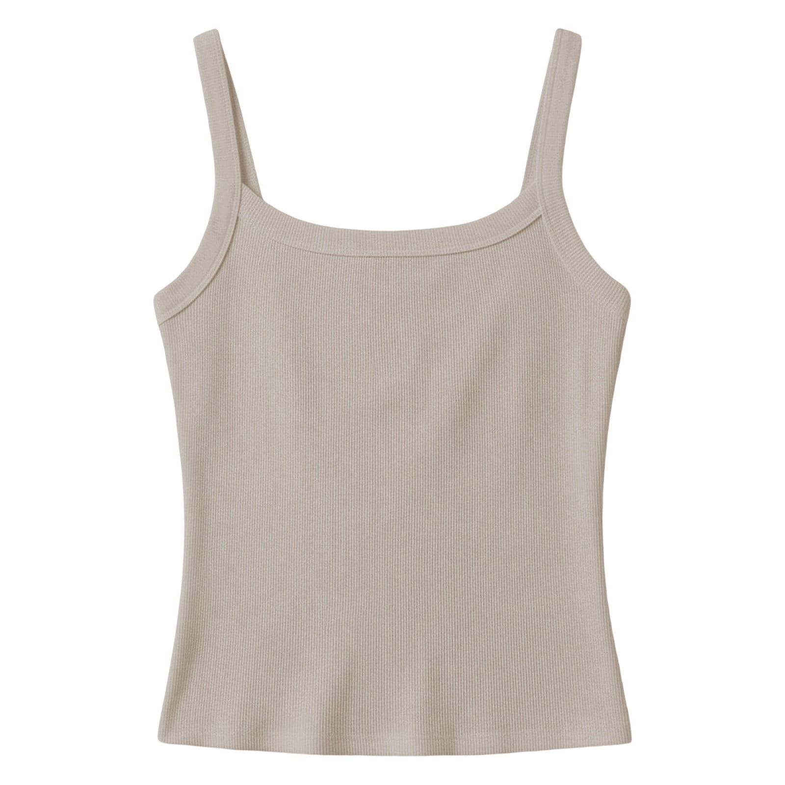Big Girls T-Shirts Ribbed Stretch Sleeveless Tank Casual Basic Slim Fit ...
