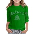 Big Girls T Shirts St Patricks Day Print Three Quarter Sleeve Top Kids ...