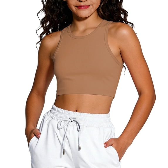 Big Girls Tanks Tops Sleeveless T-Shirts Athletic Tank Top Breathable ...