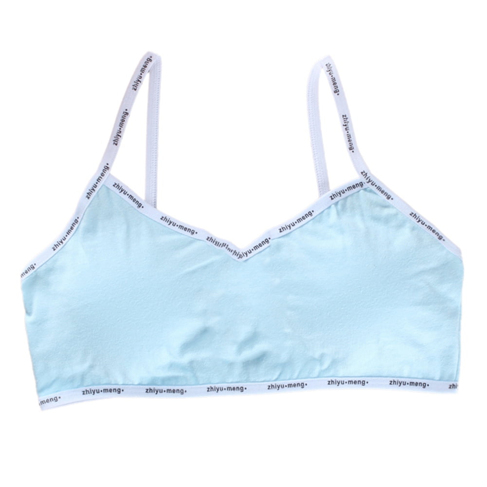 Big Girls Teen Girls Cotton Development Bra Crop Bra Cami Training Bra ...