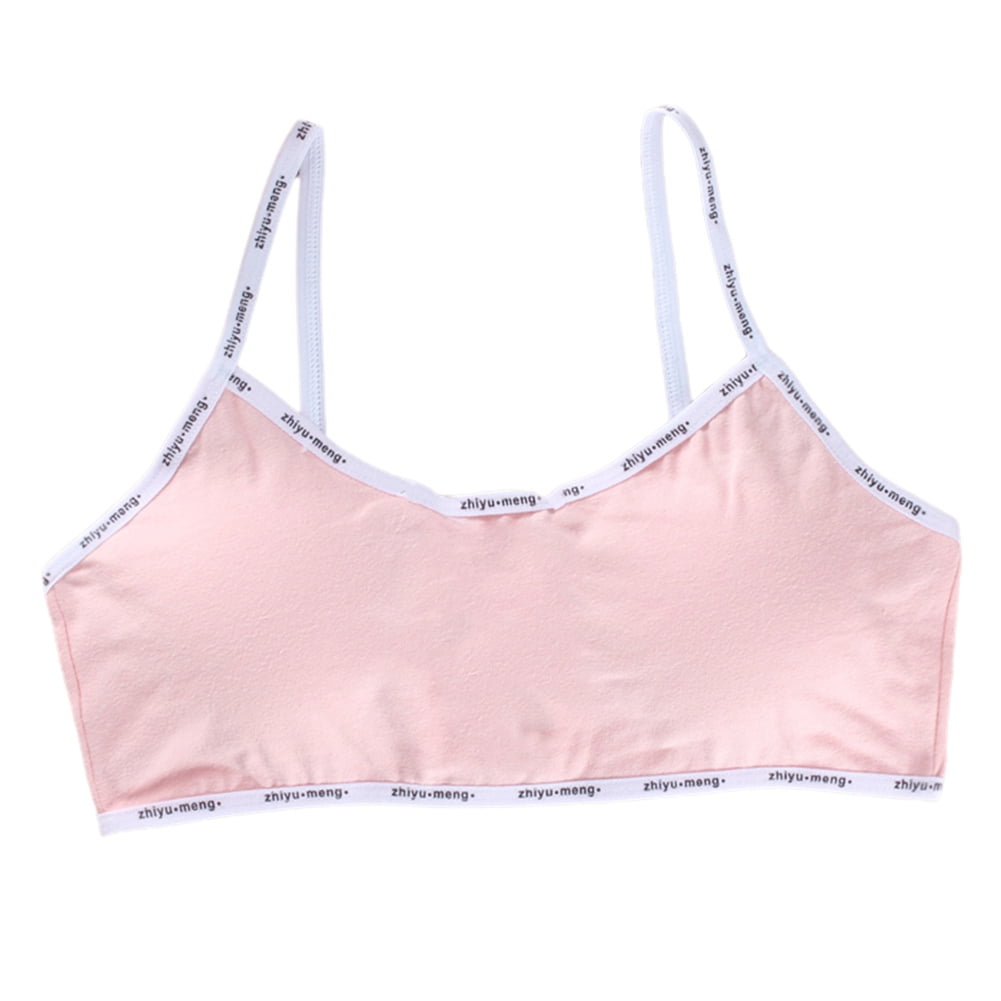 Big Girls Teen Girls Cotton Development Bra Crop Bra Cami Training Bra ...