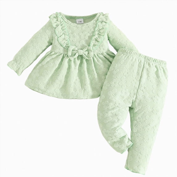 Big Girls Toddler Clothes Set Long Sleeve Top and Pants 2pcs Outfits ...