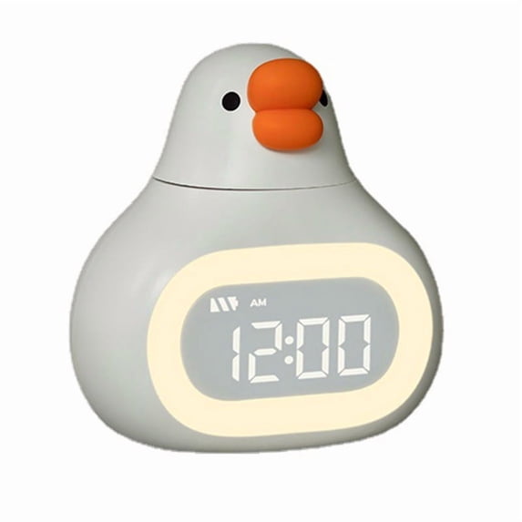 Big Goose Alarm Clock with Night Light, Suitable for Children'S Wake-Up ...