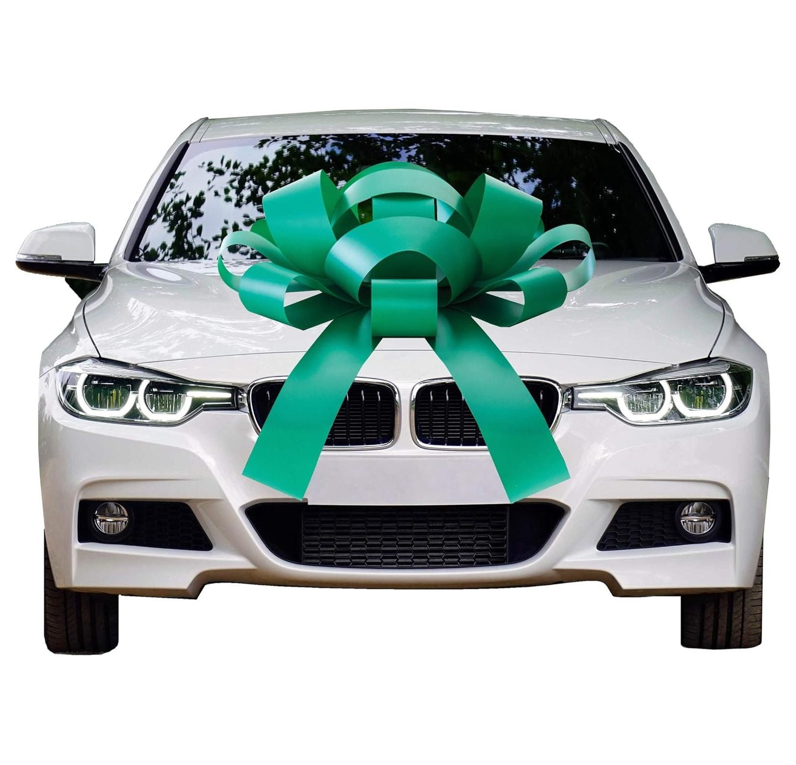 Big Green Car Bow, Giant 30" Bow, Non Scratch Magnet, Weather Resistant ...
