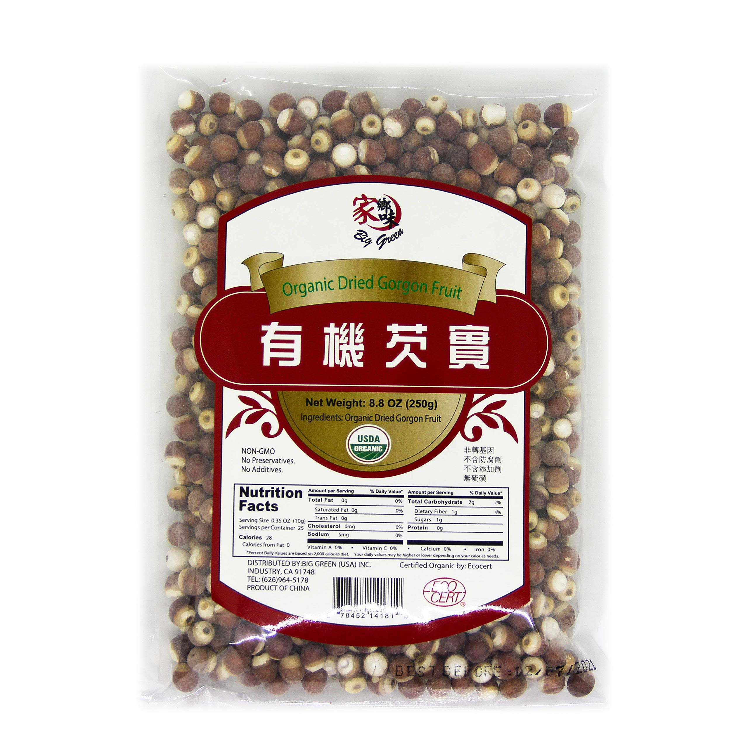 Big Green- Organic Dried Gorgon Fruit Qian Shi Chinese Herb Foxnut ...