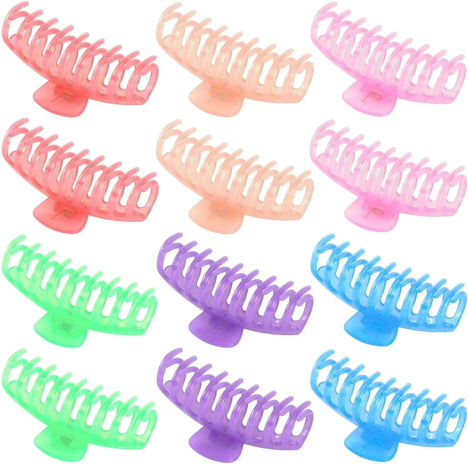 Big Hair Clips for Women Large Claw Clips for Thick Thin Hair Jumbo ...