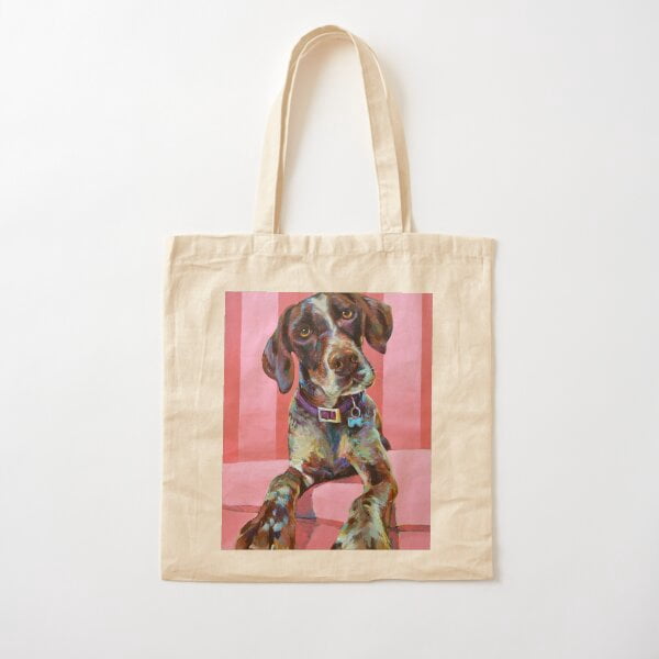 Big Hank, The German Short-Haired Pointer Cotton Tote Bag Canvas Tote ...