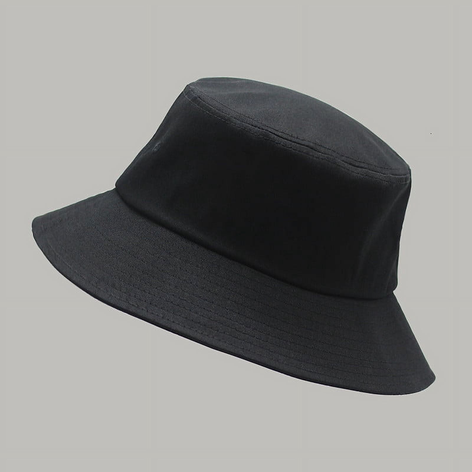 Big Head Man Large Size Sun Hat Women Blank Fisherman Hat Pure Cotton ...