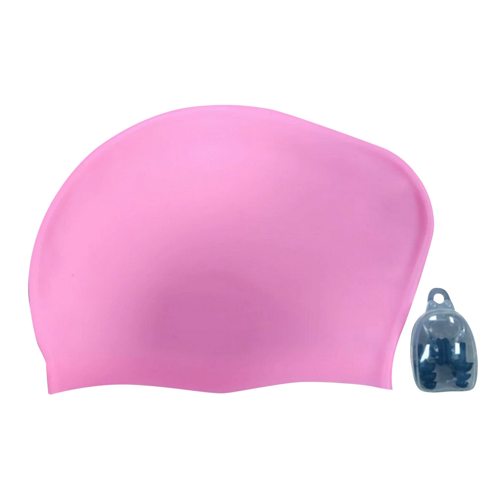 Big Head Swim Cap for Women - High Elasticity, Plus Size, with Earplugs ...
