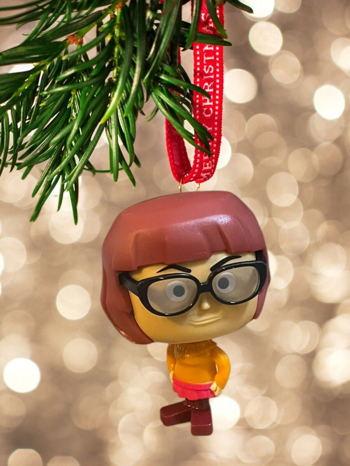 Big Head Velma 4” Pvc Ornament Figure Figurine Charm Rare New Scooby ...
