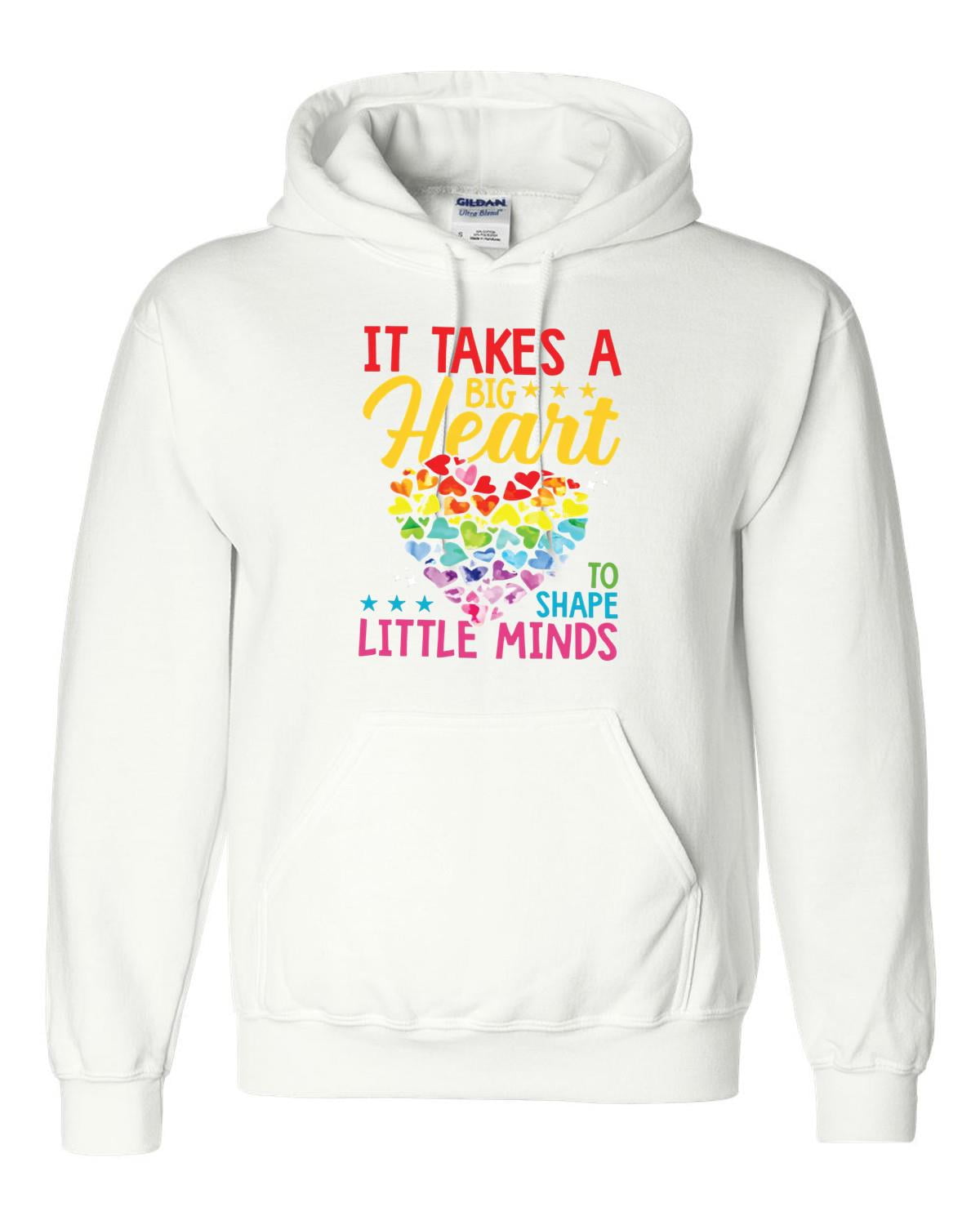 Big Heart Teacher Hoodie to Help Shape Young Minds Design, for men ...