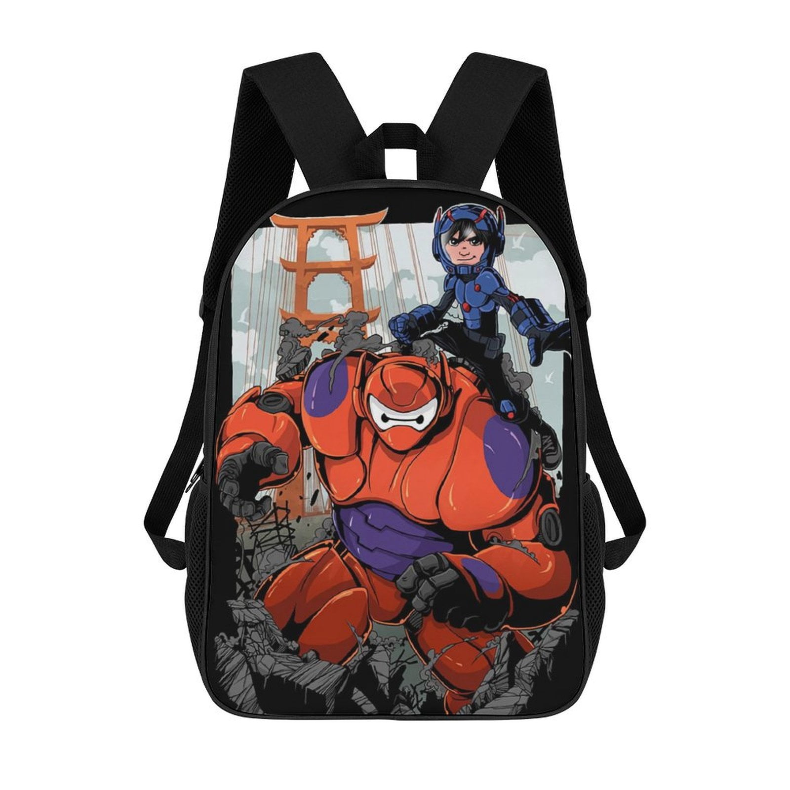 Big Hero 6 17 Inch Large Capacity Backpack,casual Travel Backpack ...
