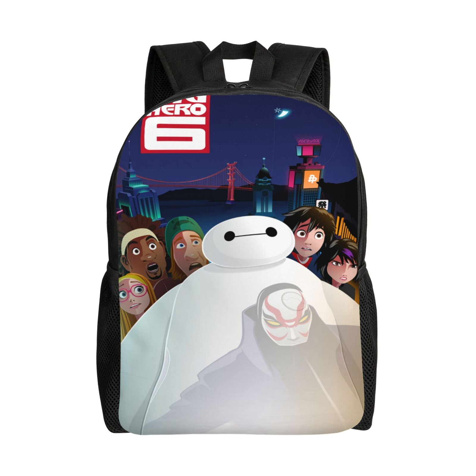 Big Hero 6 Backpack, 3D Printed Cartoon Laptop Bag Bookbag, Lightweight ...