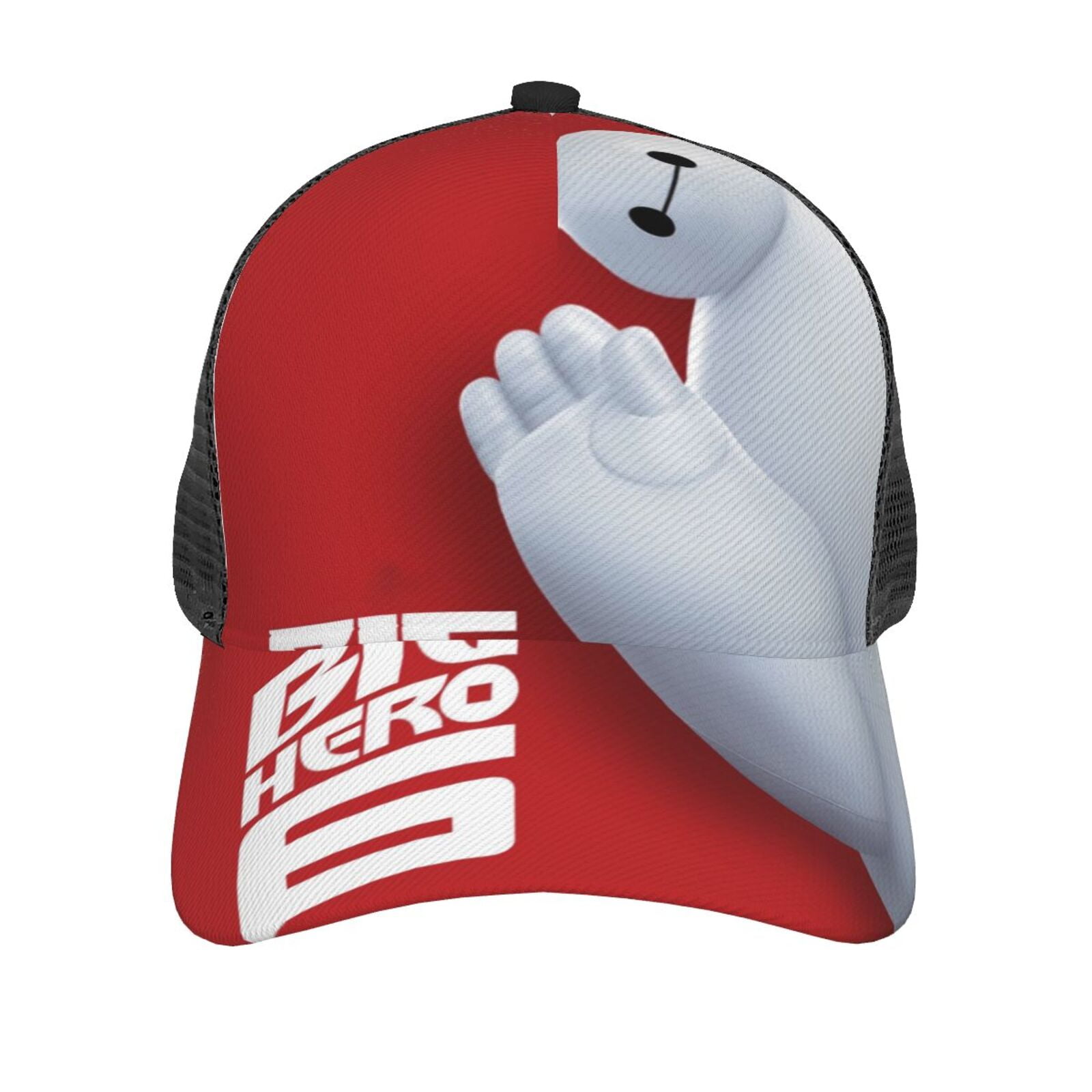Big-Hero-6-Baymax Baseball Cap Trucker Hat Mesh Ball Curved Brim ...