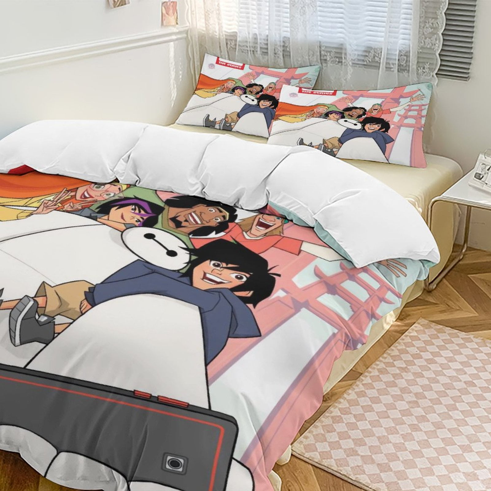 Big Hero 6 Baymax Bedding Set Novelty Pattern Soft Microfiber Comforter ...