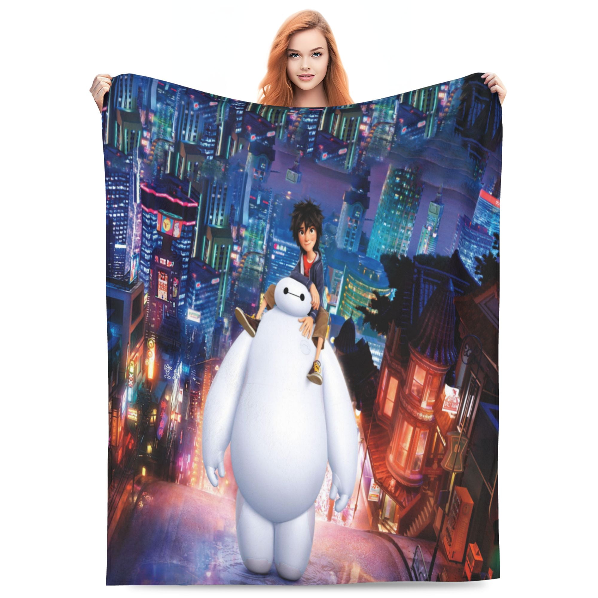 Bay-Max Blanket Lightweight Throw Blanket Flannel Fleece Microfiber ...