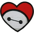 Big Hero 6 Baymax Heart Iron-On Patch DIY Disney Apparel Child's Outfit Applique - Walmart.com