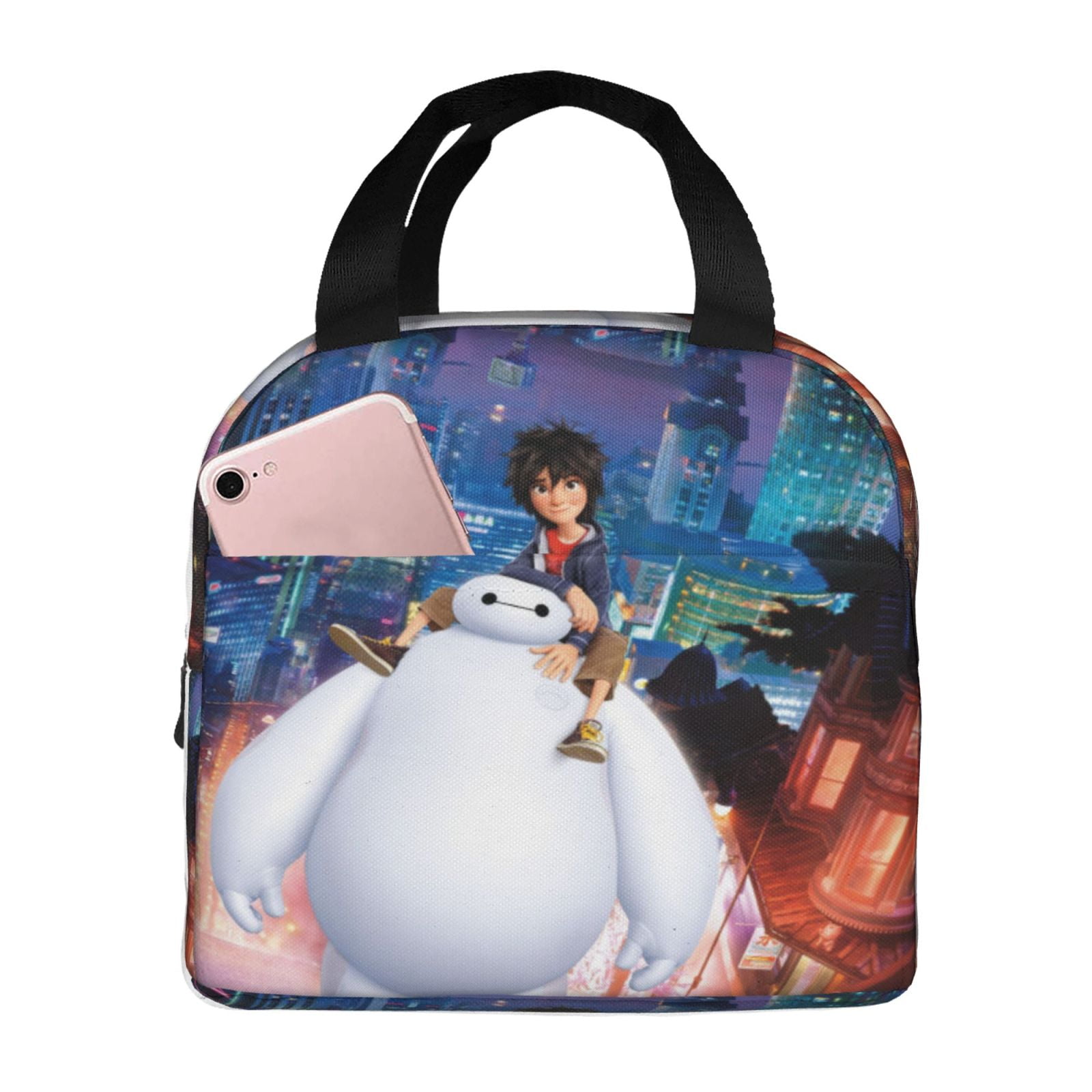 Big Hero 6 Baymax Lunch Bag Waterproof Insulated Lunch Box Reusable ...