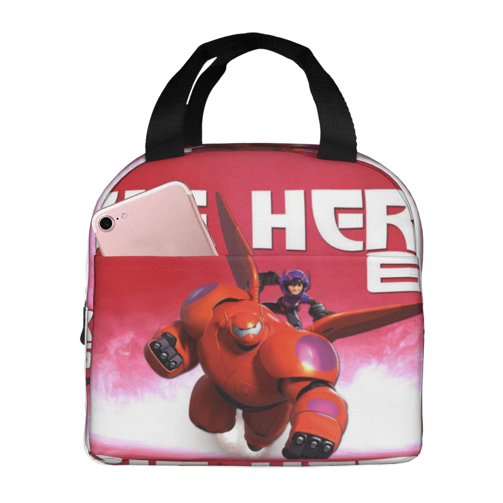 Big Hero 6 Baymax Lunch Bag Waterproof Insulated Lunch Box Reusable ...