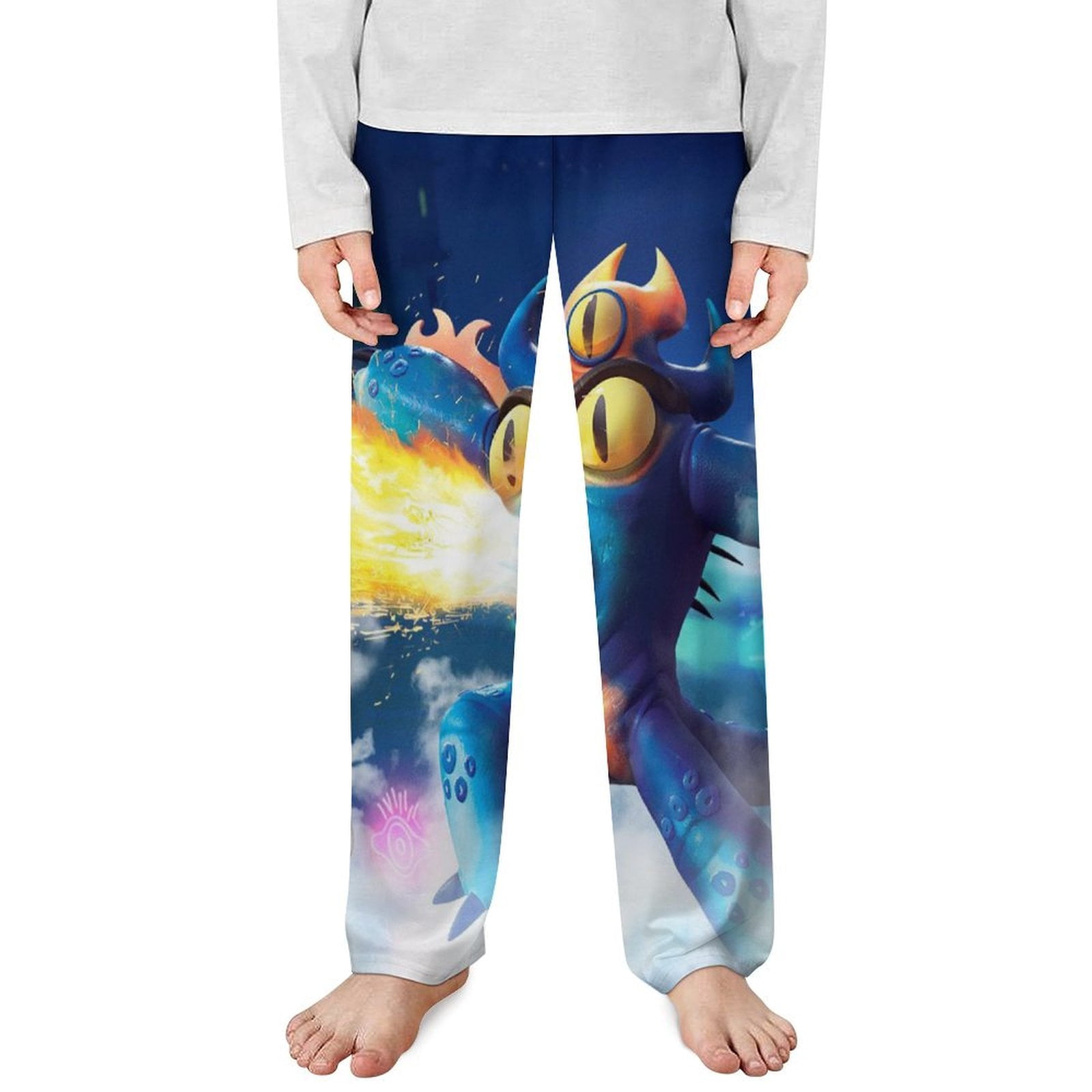 Big Hero 6 Baymax Pajama Pants for Kids Long Sleep Plaid Pants Soft ...