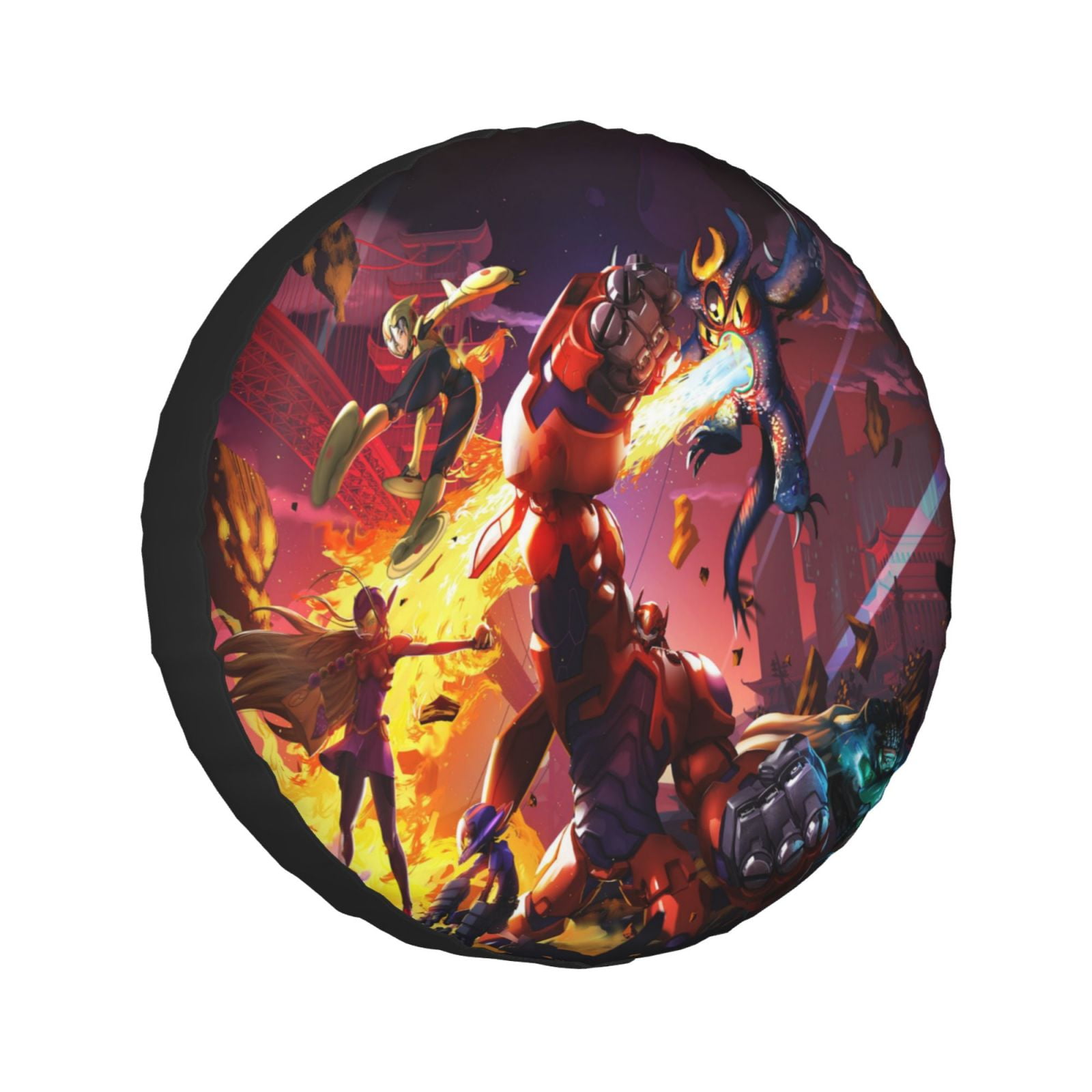 Bay-Max Spare Tire Cover Dust-Proof Wheel Tire Cover Fit Trailer RV SUV ...