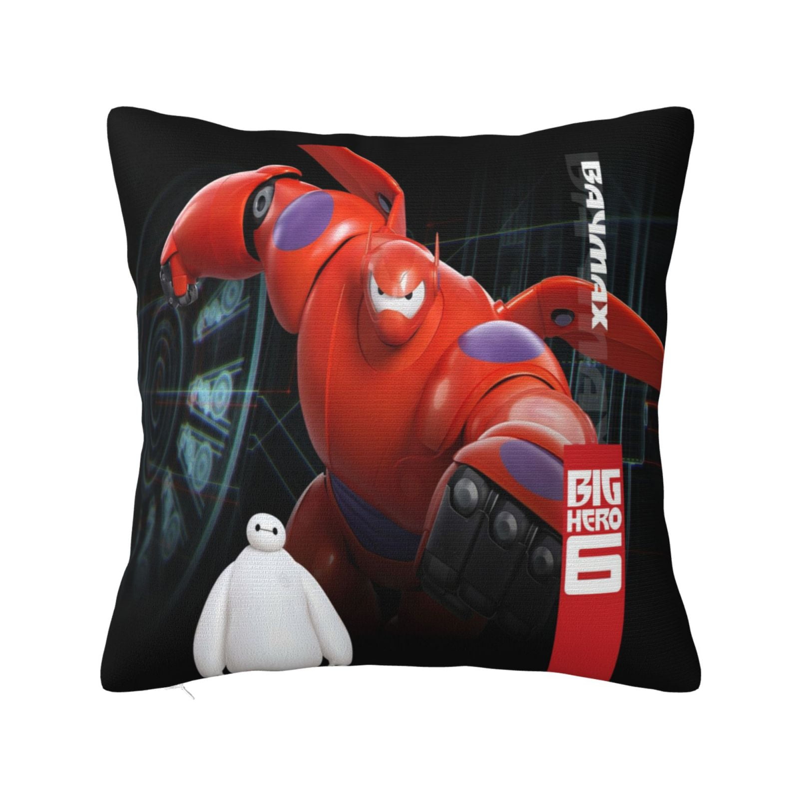 Bay-Max Throw Pillow Covers Cartoon Pillow Case Square Cushion Cases ...