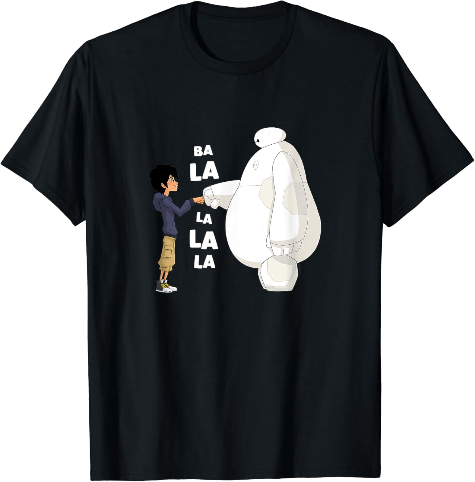 Big Hero 6 Fist Bump Ba La La La La T-Shirt - Walmart.com