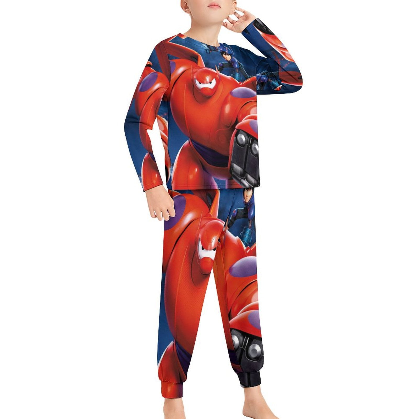 Big Hero 6 Little Big Boys Girls Pajamas Set Long Sleeve Kids PJs ...
